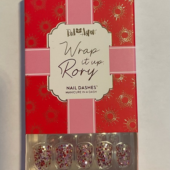 Red Aspen | Makeup | Wrap It Up Rory Nail Dashes Red Aspen Short Square ...
